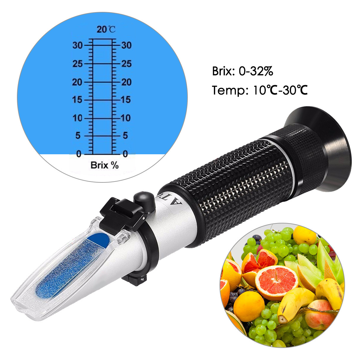 Sugar Brix Refractometer GOCHANGE 0 32 Sugar Content Measuring Sugar Brix Refractometer GOCHANGE 0 32 Sugar Content Measuring